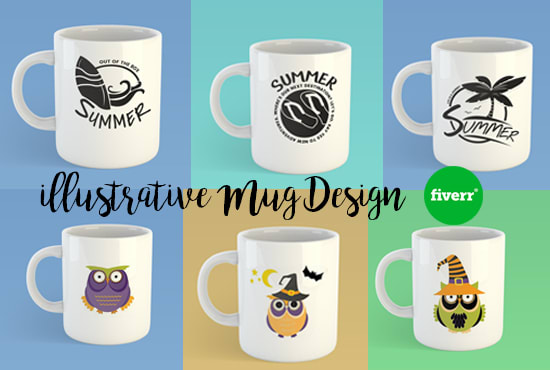 Create top notch custom mug design by Suntastic6 | Fiverr