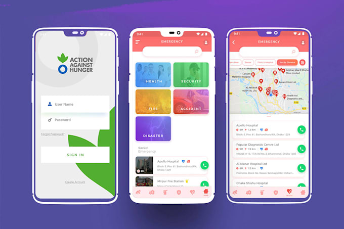 Do trendy and responsive mobile app ui design by Rinnoy | Fiverr