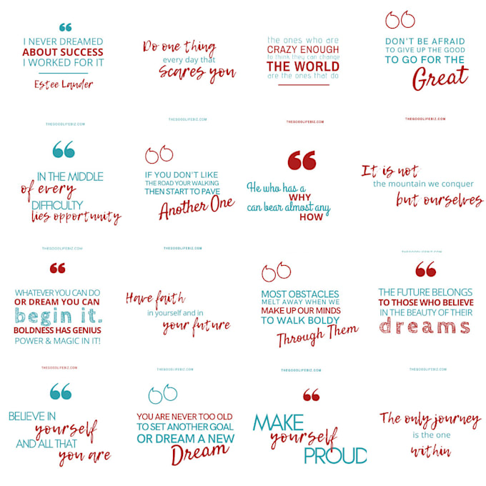 Share 30 x editable canva quote templates by Awomanscharm | Fiverr