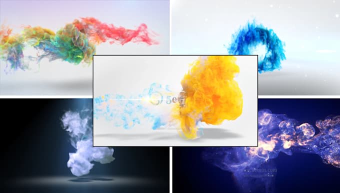 Create 5 smoke intro logo animation by King4design | Fiverr