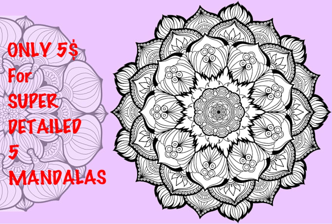 Create super detailed mandalas by Nisha_arts | Fiverr