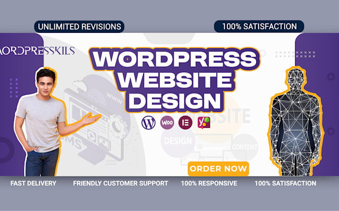 Build, design, redesign, develop, update, clone, or customize wordpress ...