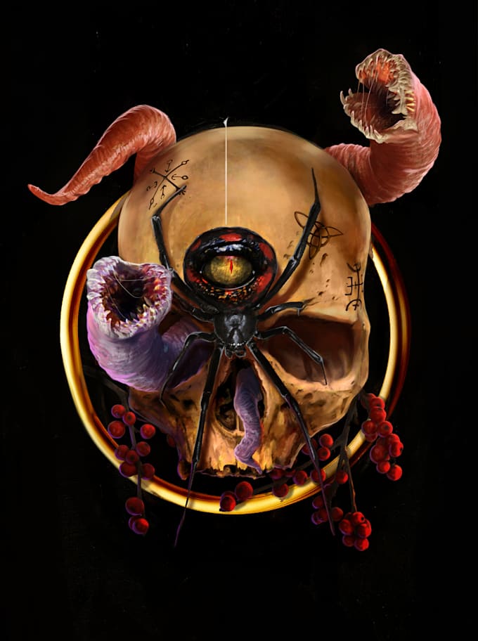 Draw professional horror illustration by Artsantis | Fiverr