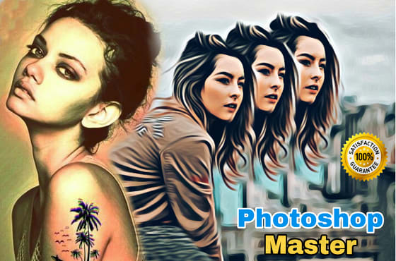 Give you outstanding professional photoshop editing stand by Ali ...