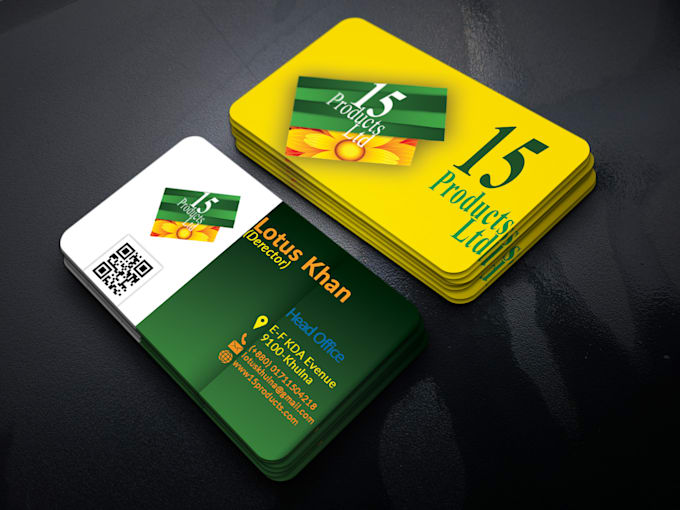 Design outstanding 2 sided business card with 2 concepts by Lotuskhan ...