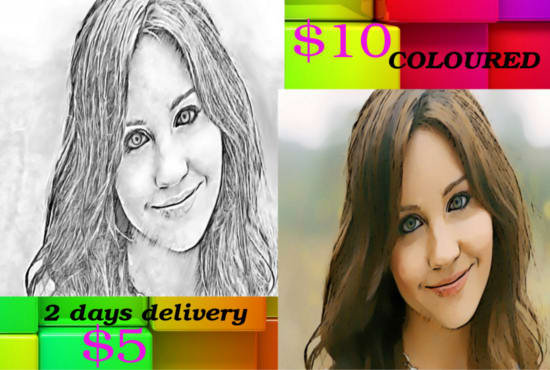 Draw a high definition pencil sketch of you by Moradesigns | Fiverr