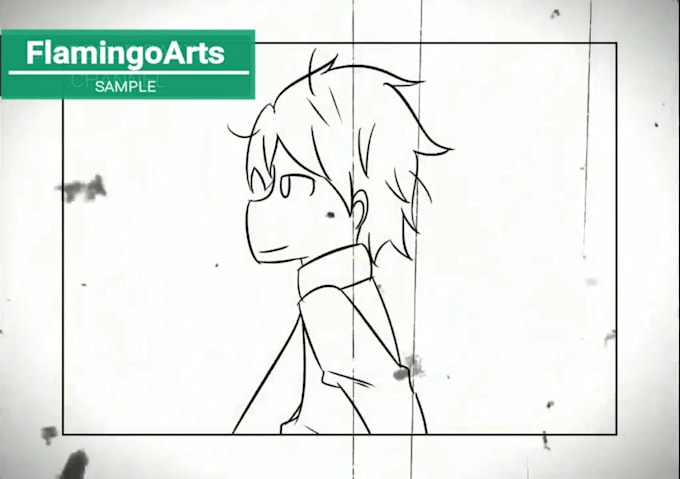 Make a simple loop animation of you walking or running in anime style ...