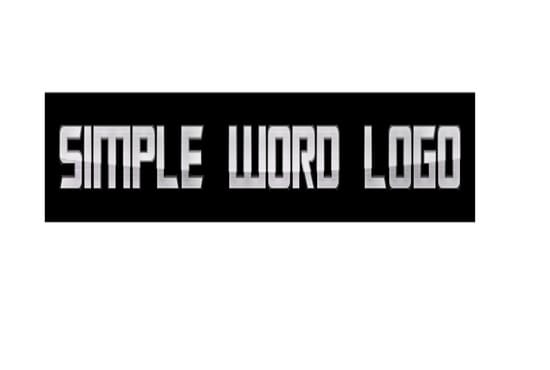 Come up with a simple word logo design for you by Motorsport247 | Fiverr