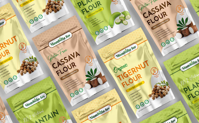 Design premium food packaging, label and pouch design by Omii_designs ...
