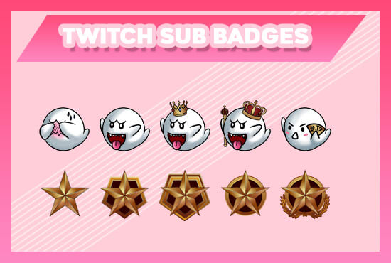Make your custom subcriber badges by Lightloona | Fiverr