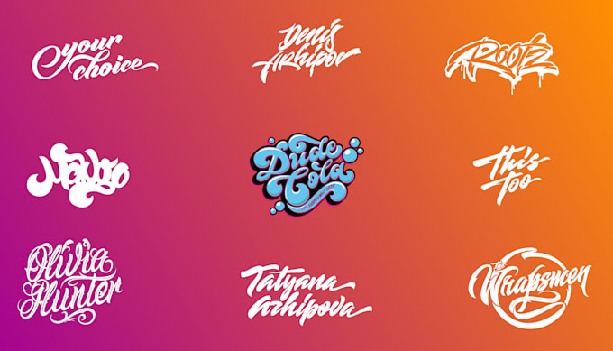 Professional custom lettering logo for your company by Trm_design | Fiverr