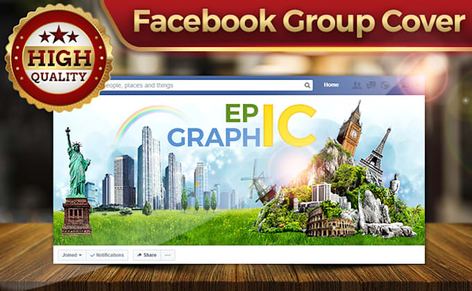 Design a facebook group cover in high quality by Epicgraphic90 | Fiverr