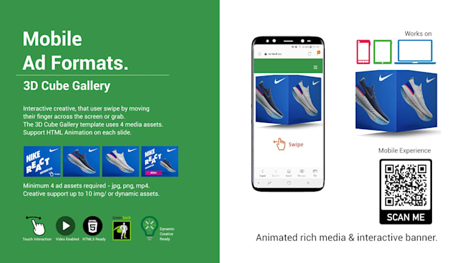Make interactive and animated html5 banners by Claudiupan | Fiverr