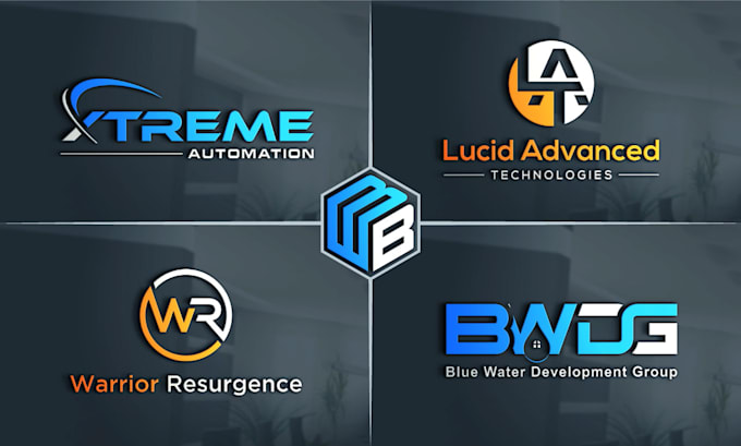 Do unique modern typography wordmark letter text logo design by ...