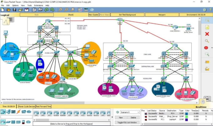 Cisco packet tracer task perfectly by Moi123moi | Fiverr