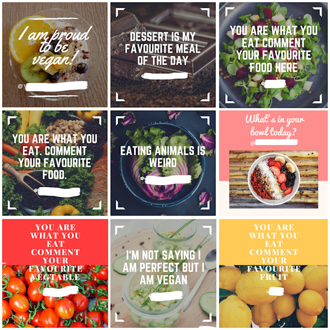 Create unique instagram posts by Emilyreb | Fiverr