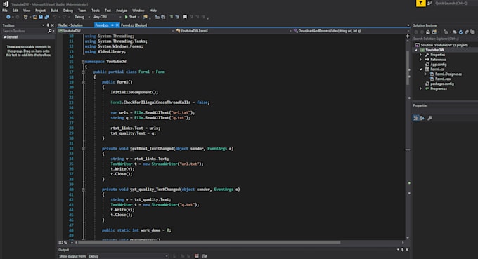 Create windows application in csharp winforms command line by Softdev88 ...