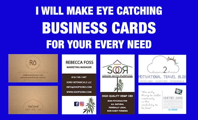 Make beautiful functional business cards by Newviewartistry | Fiverr