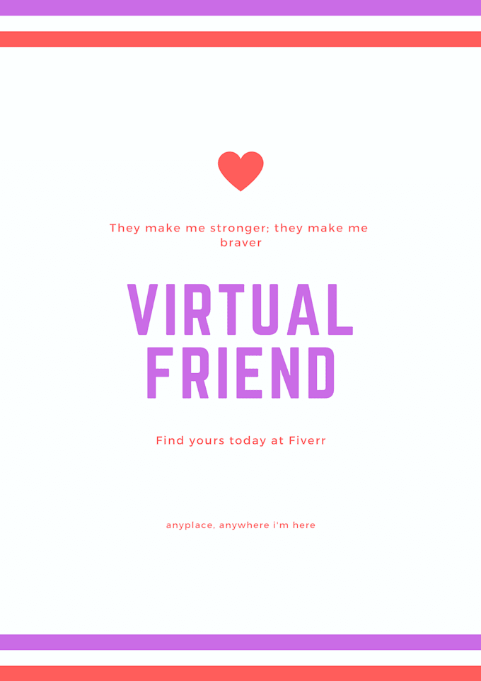 Be robyn , your virtual friend by Virtualfriendvf | Fiverr