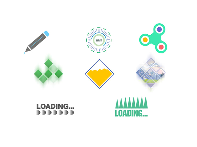 Create unique and custom loading gif infinite loop by Eodotfaru | Fiverr