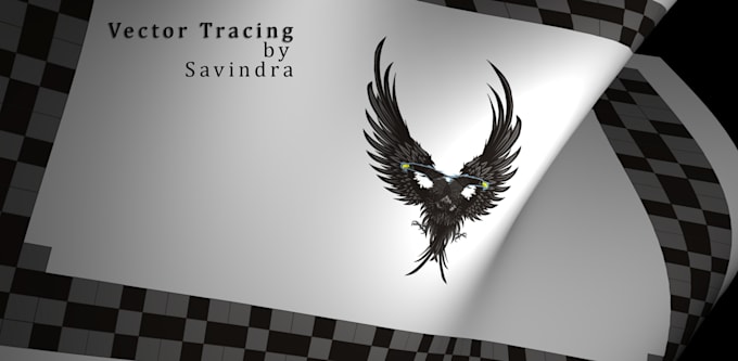 Vector trace your bitmap image or logo by Xavindra | Fiverr