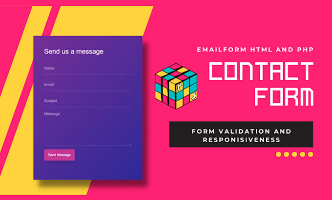 Develop php contact form, design responsive html form by Azib_mahmood ...