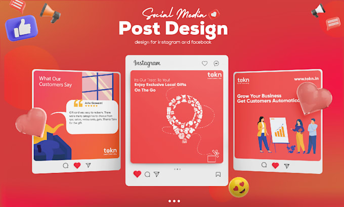 Design creative social media posts, facebook post, banners by ...