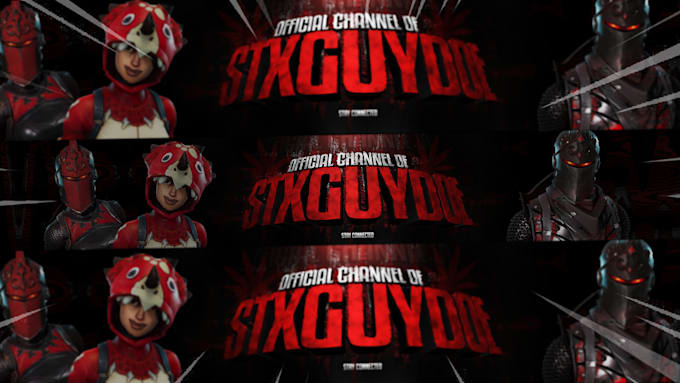 Create a custom youtube banner and profile picture by Creativeyt | Fiverr