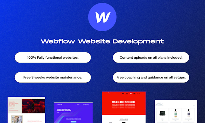 Design, redesign, or fix your webflow website by Digitalbrane | Fiverr