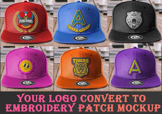 Do custom designs for embroidery on hat, cap,snap back by Sdgrapic | Fiverr