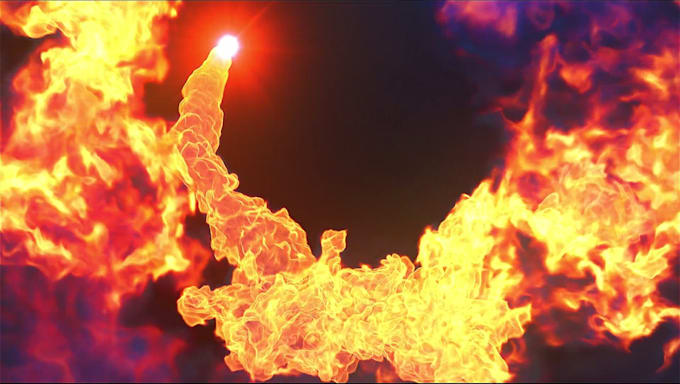 Fire explosion animated logo video intro by Redaintromaker | Fiverr