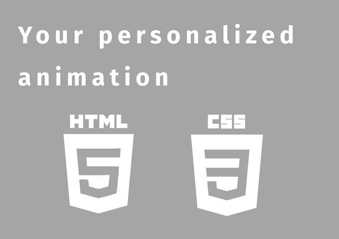 Give you full responsive html css animation by Jelmarsnellink | Fiverr