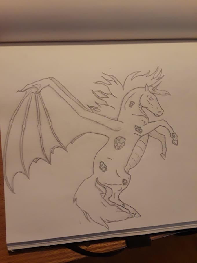 Draw line art characters by Kquinnfrance | Fiverr