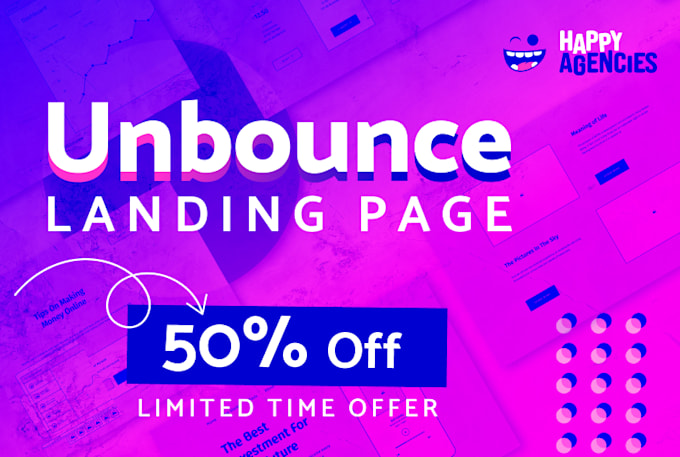 Design an unbounce landing page that generates leads by Sixcmarketing ...