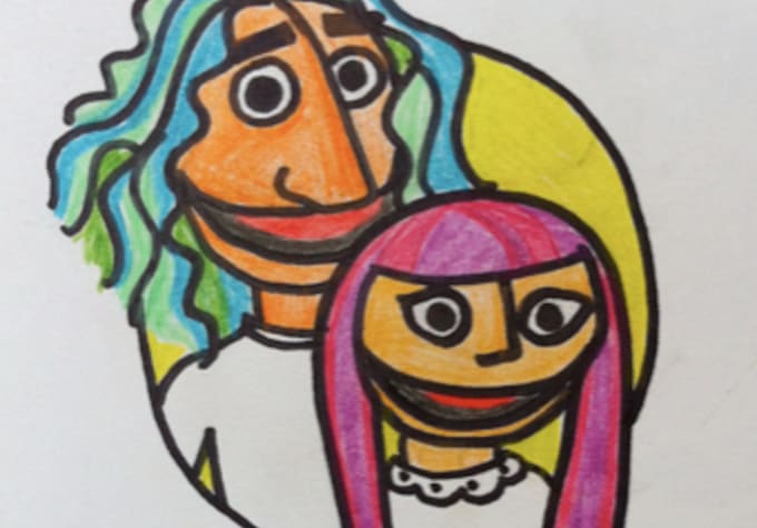 Draw a puppet version of you by Muppetmaker | Fiverr