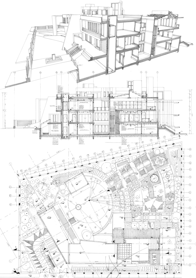 Design your architectural plan fully detailed by Mohamedayman97 | Fiverr