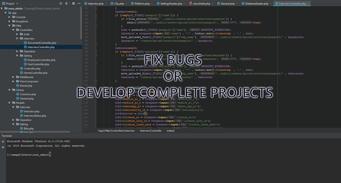 Fix bugs or develop complete projects by Fixithere | Fiverr Fix bugs or develop complete projects by Fixithere | Fiverr