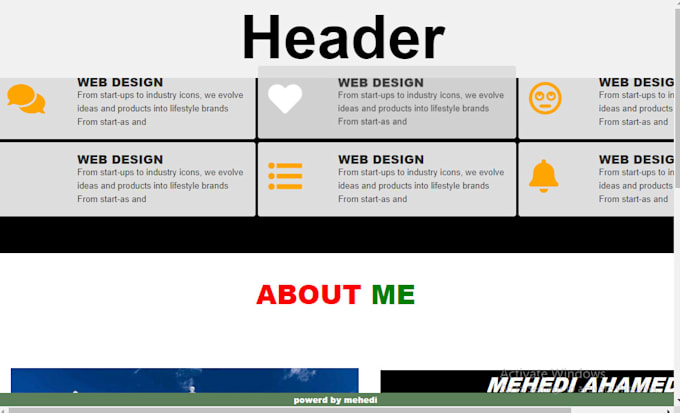 Design front end your website by Ahamed13 | Fiverr