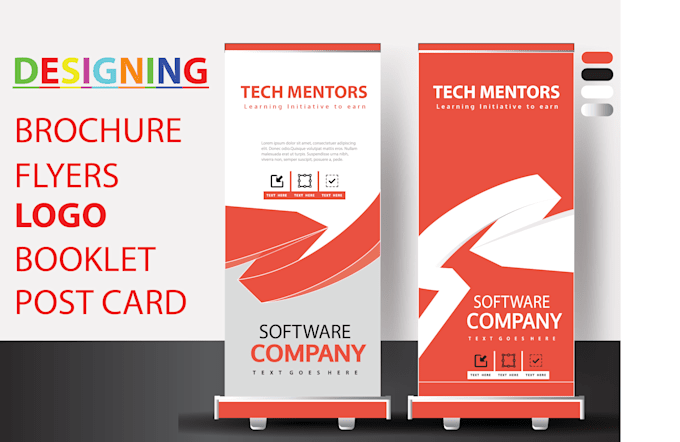 Design your stunning logo, flyer, poster, card, brochure for your ...