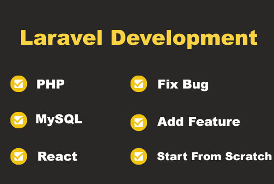 Fix add or develop any laravel application by Zarakbinkaleem | Fiverr