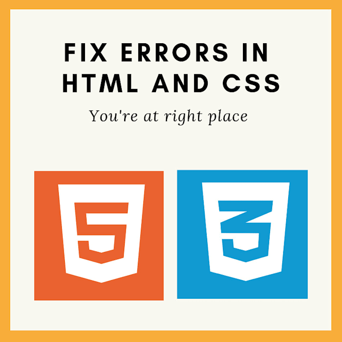 Fix Html And Css Errors And Bugs By Carelexxmalik Fiverr