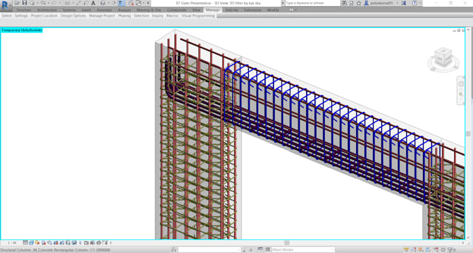 Bim modeling of structural 2d drawings by Peterkamal91 | Fiverr