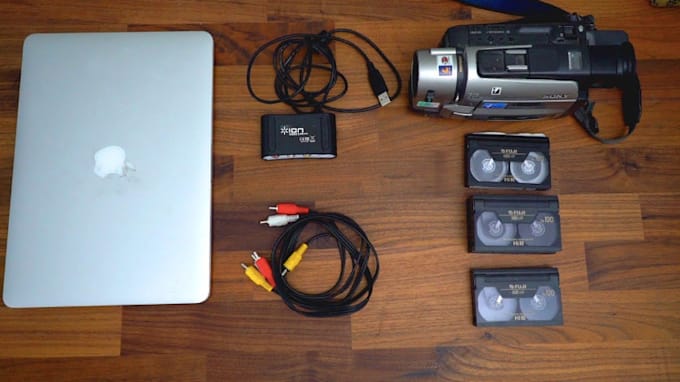 Convert your vhs, 8mm, and hi8 tapes to digital by Chelseabarrett | Fiverr