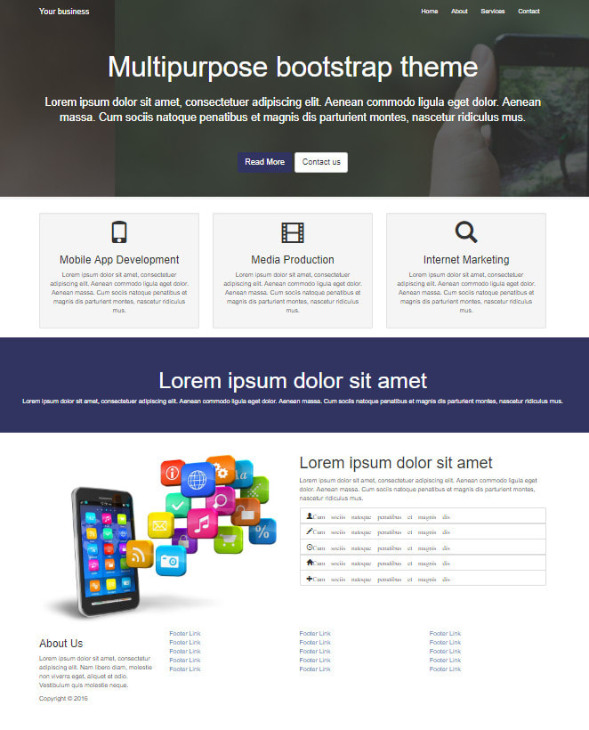 Develop the front and back end of your responsive website by Octane1337 ...