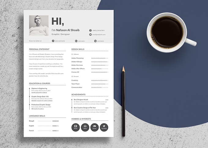 Design flyer, poster, cv design , pamphlet by Waqas9917 | Fiverr