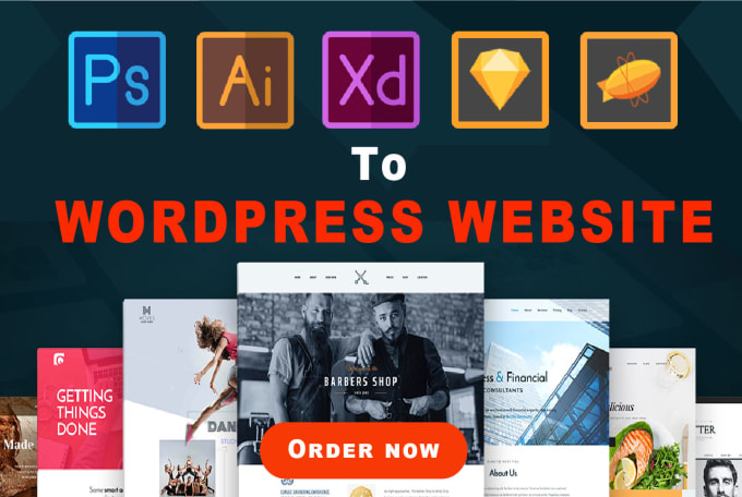 Convert sketch, invision, figma to wordpress website by Devfarhad | Fiverr Convert sketch, invision, figma to wordpress website by Devfarhad | Fiverr
