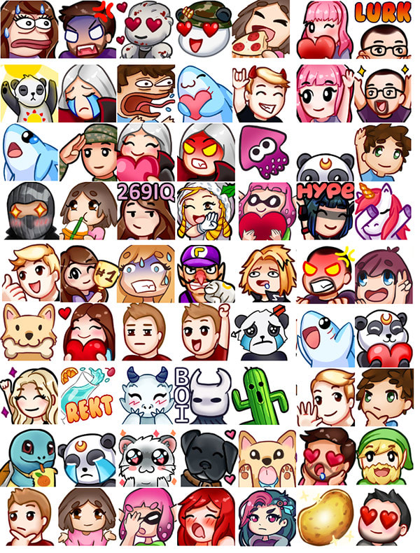 Draw custom twitch emotes by Npcnox | Fiverr Draw custom twitch emotes by Npcnox | Fiverr