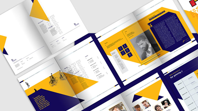 Write, rewrite a unique content and design a modern catchy company ...