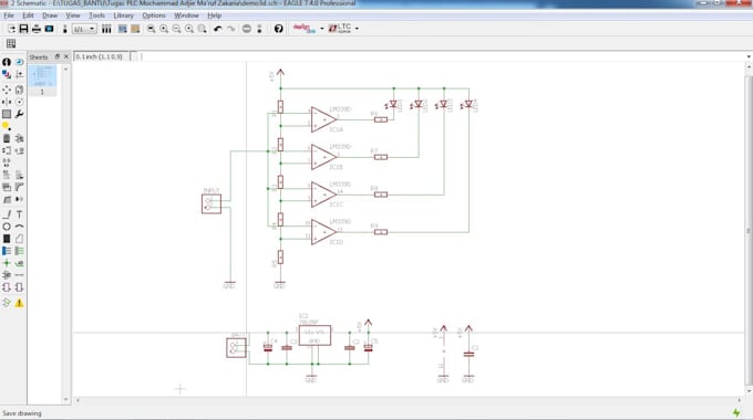 Make you pcd design using eagle and sketchup for 3d by Fadholi | Fiverr