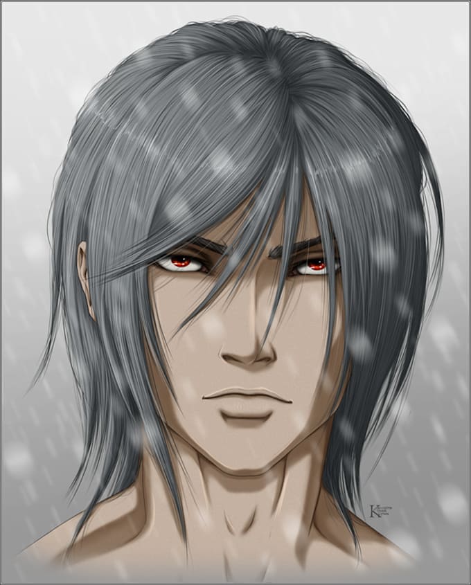 Draw a full colour picture of your anime character by Tlsofficial | Fiverr